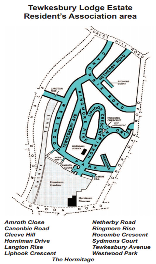 Map of the Estate – Views from the Hill